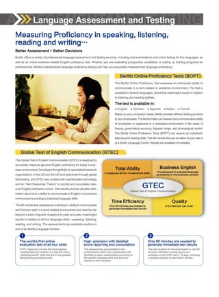 Berlitz Brochure English Final | PDF