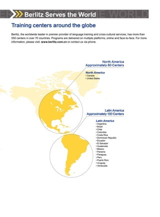 Berlitz Brochure English Final | PDF