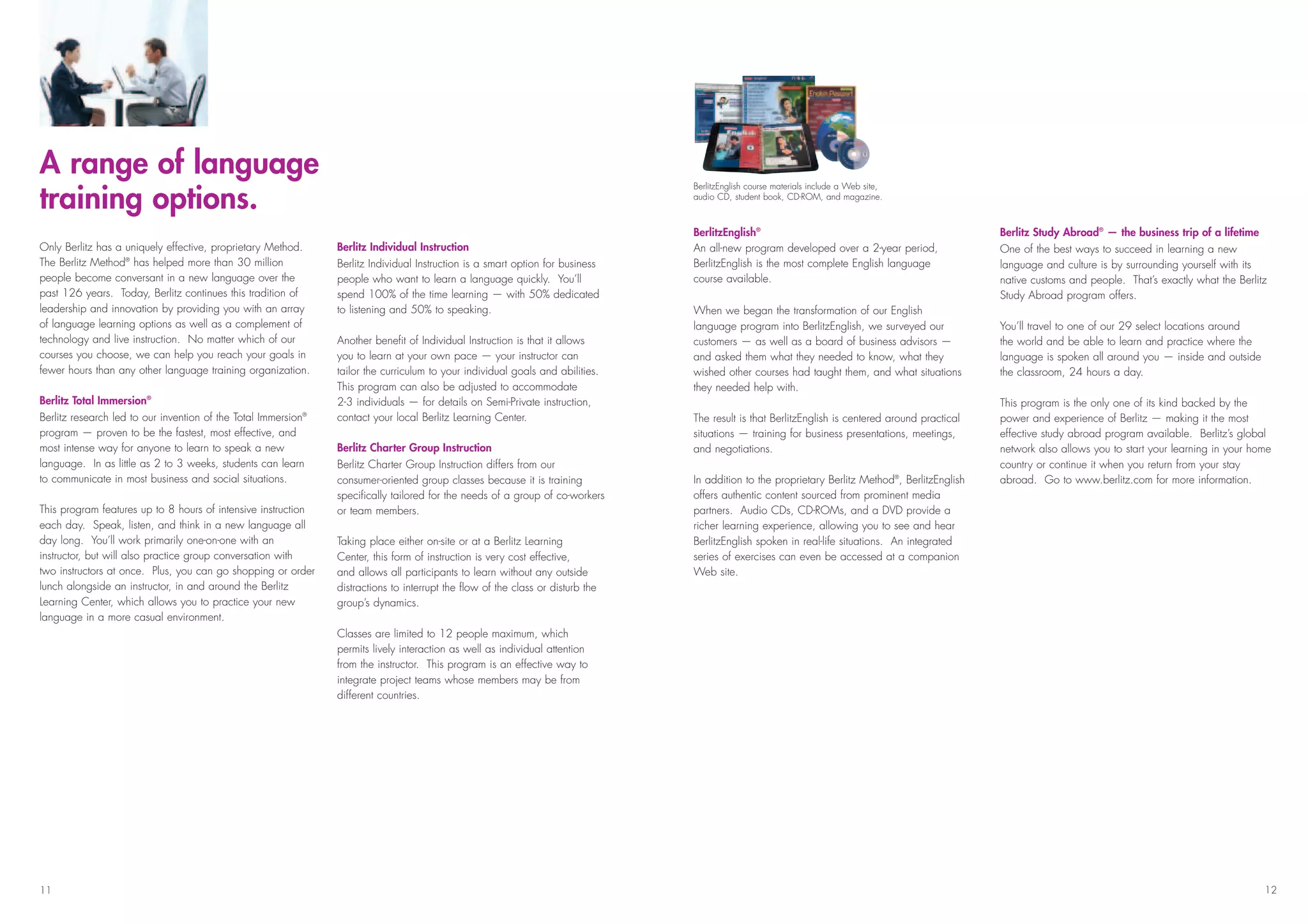 Berlitz Corporate Brochure | PDF