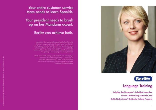Berlitz Corporate Brochure | PDF