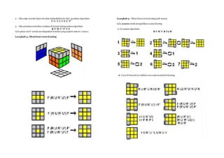 Bermain rubik 3 x3 untuk pemula | DOCX