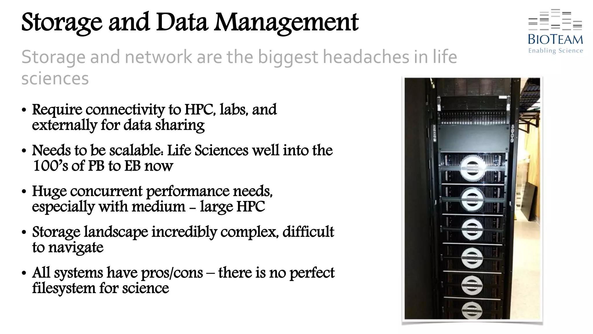 (Em)Powering Science: High-Performance Infrastructure in Biomedical ...