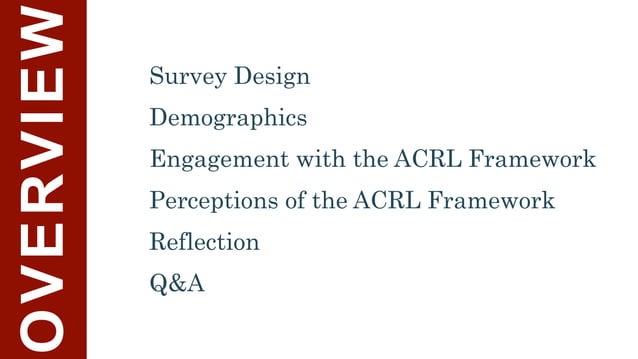 Perceptions and understandings of the ACRL framework for information ...