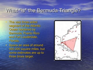 A content about Bermuda Triangle | PPT