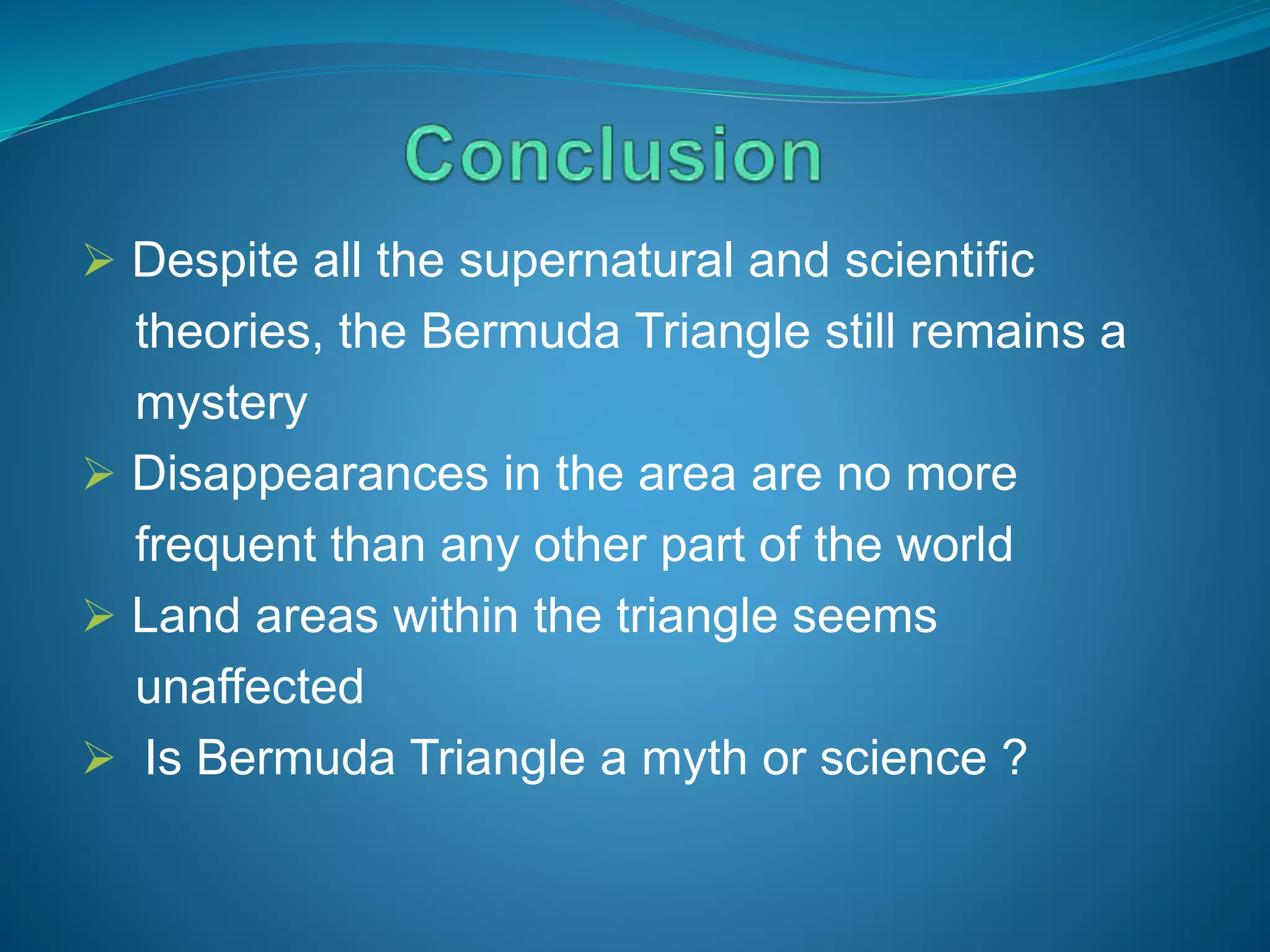 Bermuda Triangle: The Truth | PPTX