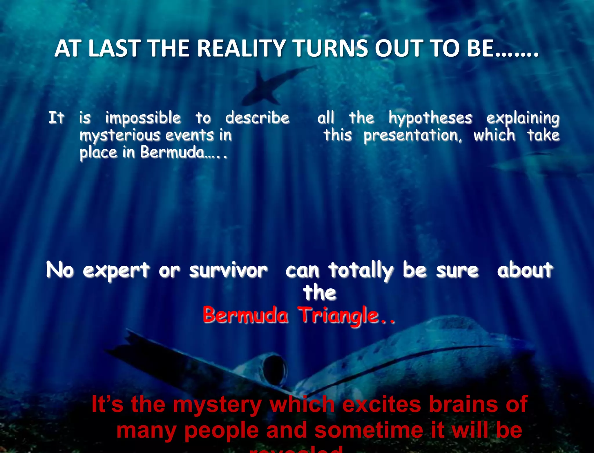 Bermuda triangle - Science Or Myth! | PPTX