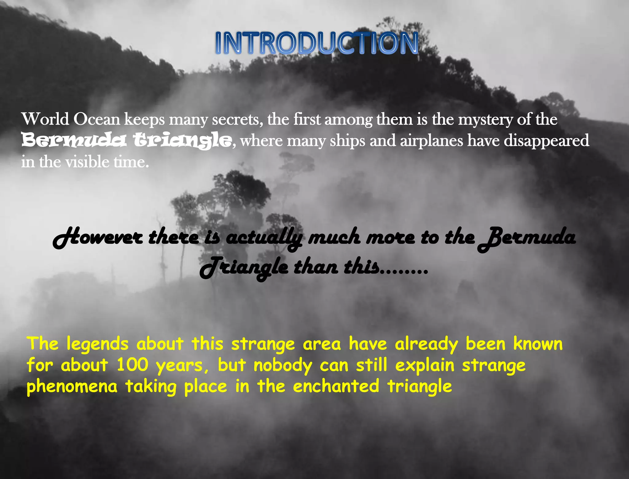 Bermuda triangle - Science Or Myth! | PPTX