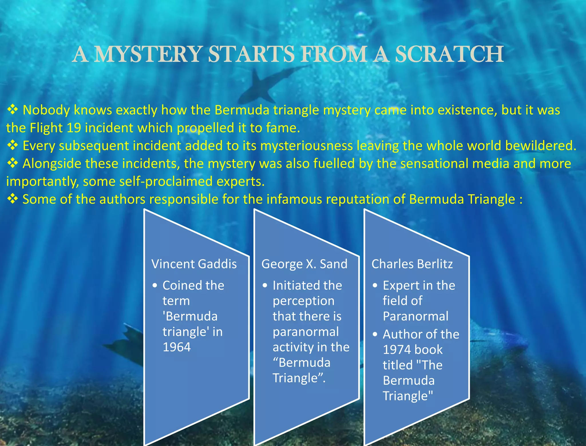 Bermuda triangle - Science Or Myth! | PPTX