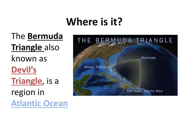 Bermuda triangle | PPTX
