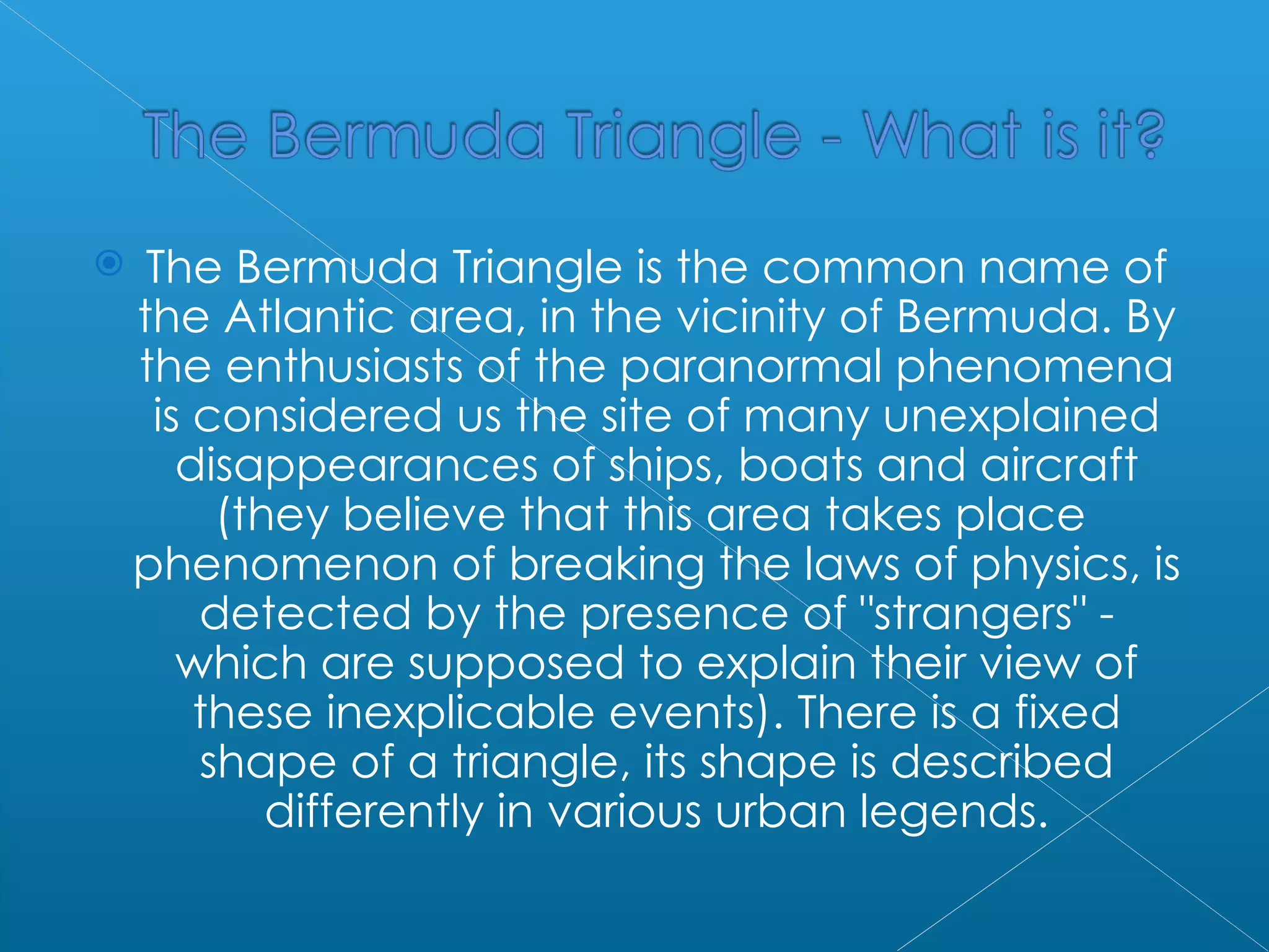 Bermuda Triangle by Ada | PPS