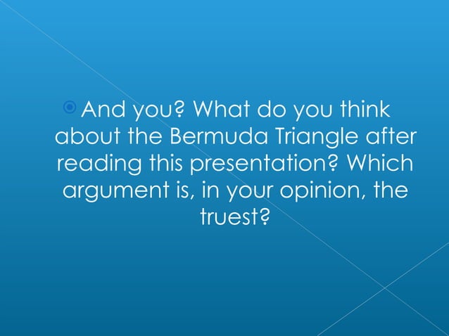 Bermuda Triangle by Ada | PPT