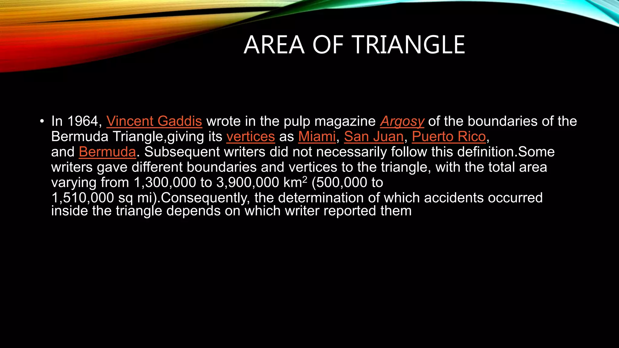 Bermuda triangle issue | PPTX