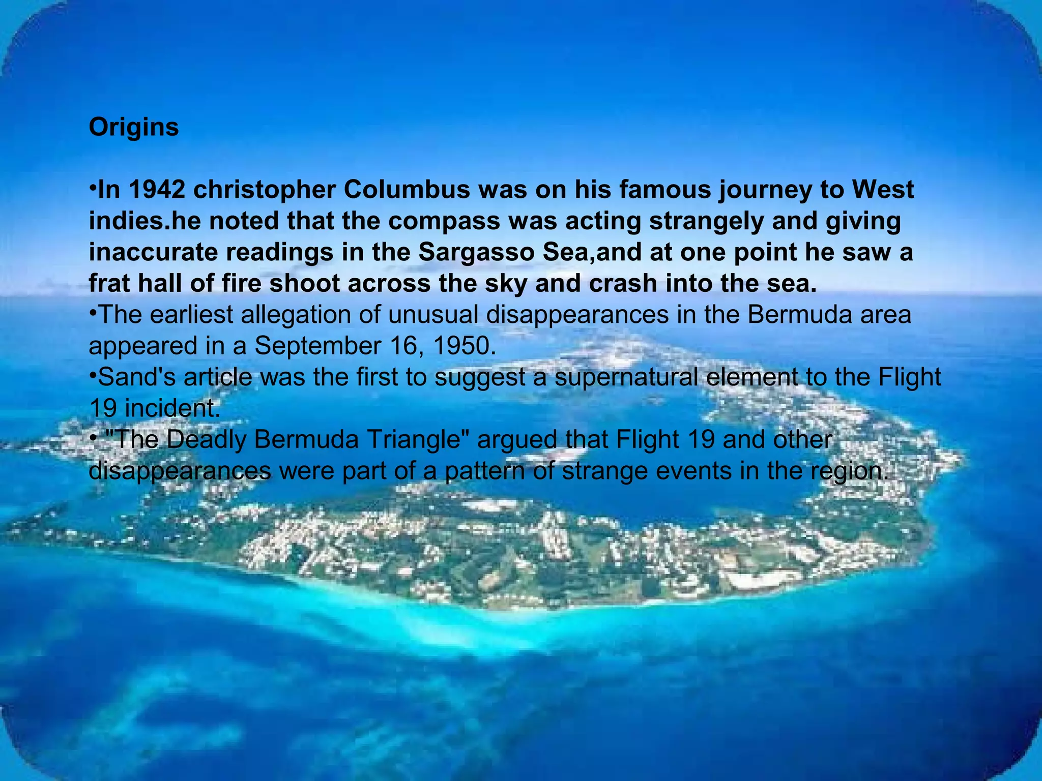 Bermuda triangle ppt | PPT