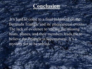 Bermuda triangle shubham ppt | PPT