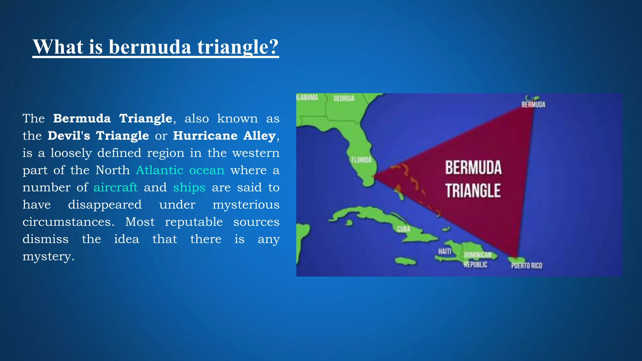 Bermuda triangle updated | PPTX