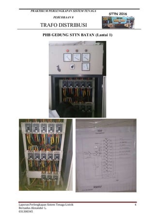 Laporan Perlengkapan Sistem Tenaga Listrik - Trafo Distribusi | DOCX