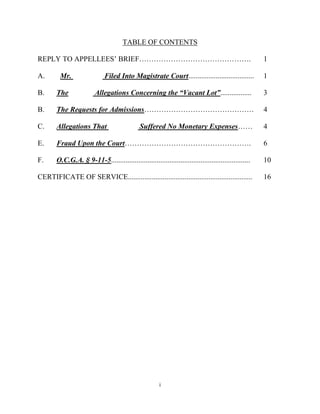 Appellant's Reply Brief in Georgia Court of Appeals | PDF