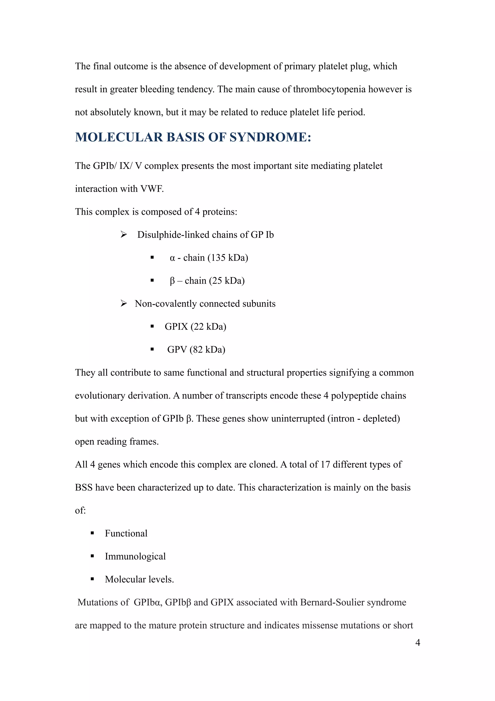 Bernard-Soulier syndrome | DOC