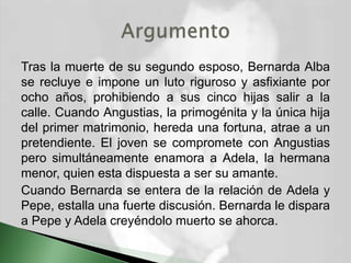Bernarda Alba: Analisis Literario...pptx