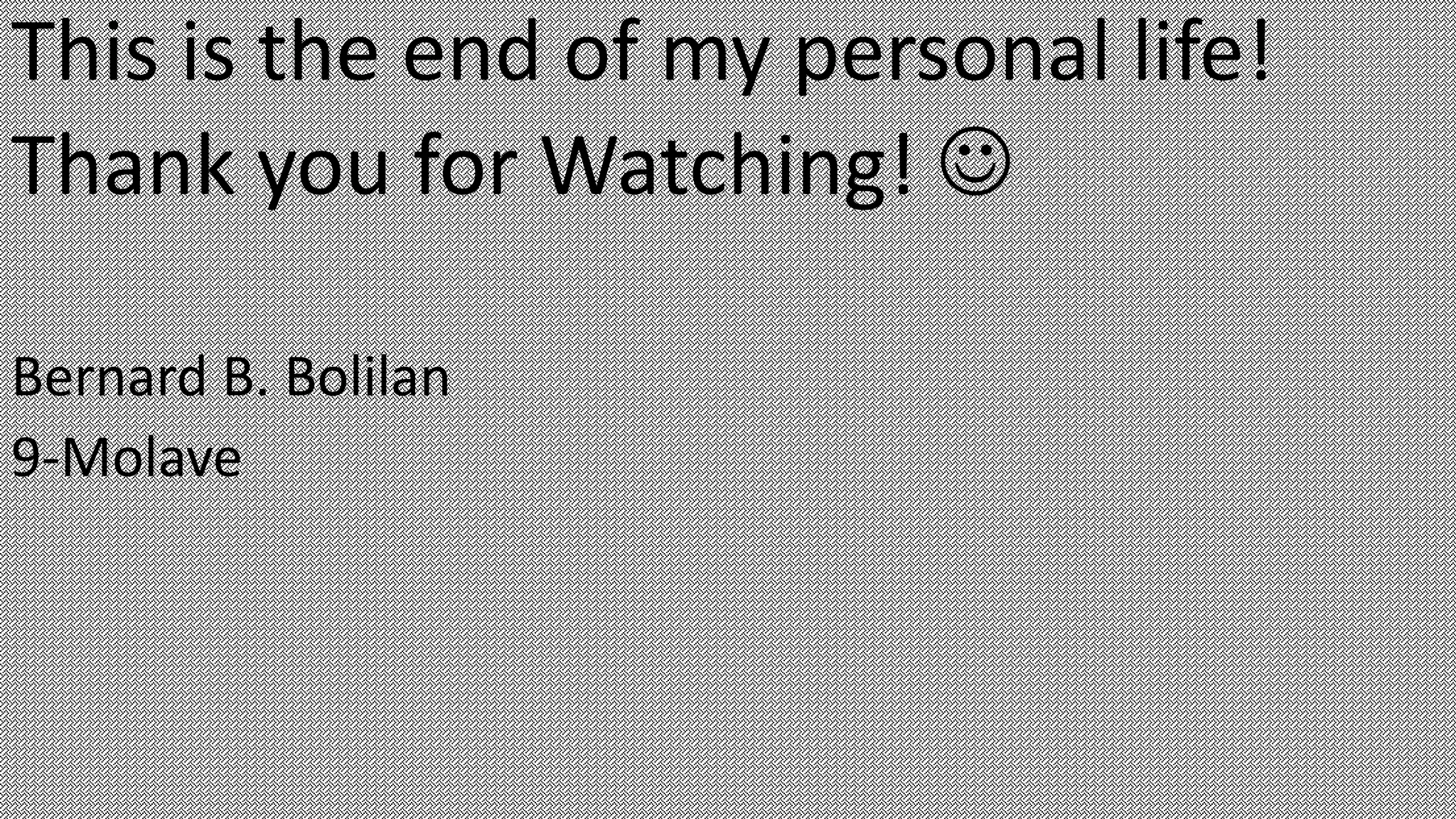 Bernard Bolilan powerpoint presentations | PPT