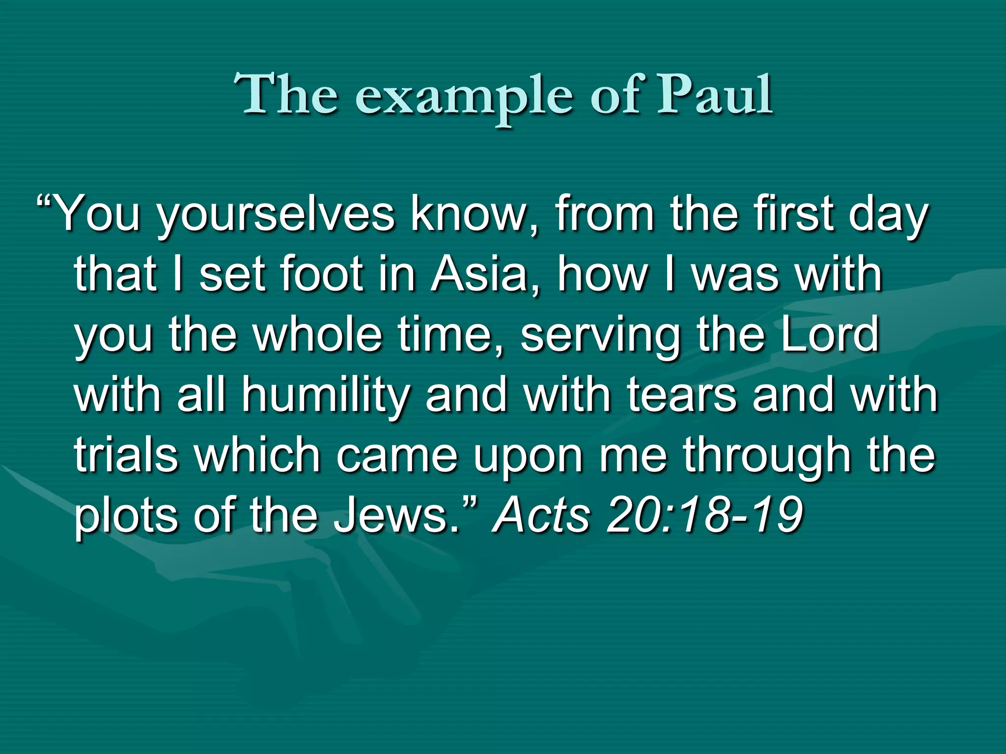 Bernard "In the steps of humility" | PPT