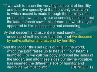 Bernard "In the steps of humility" | PPT