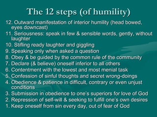Bernard "In the steps of humility" | PPT