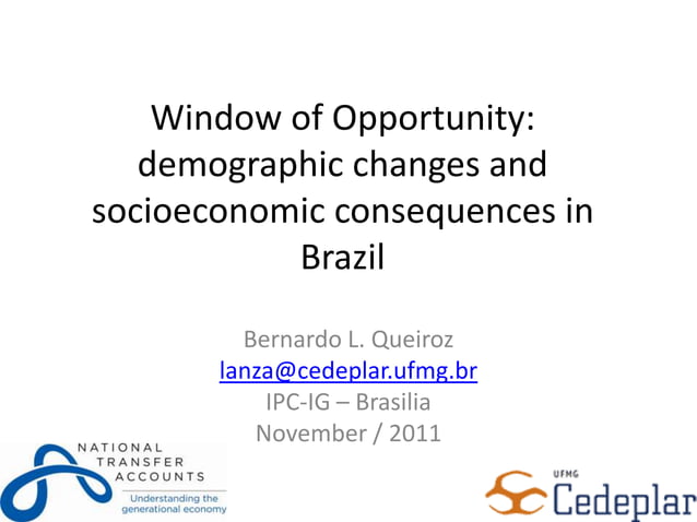 Window of Opportunity: demographic changes and socioeconomic ...