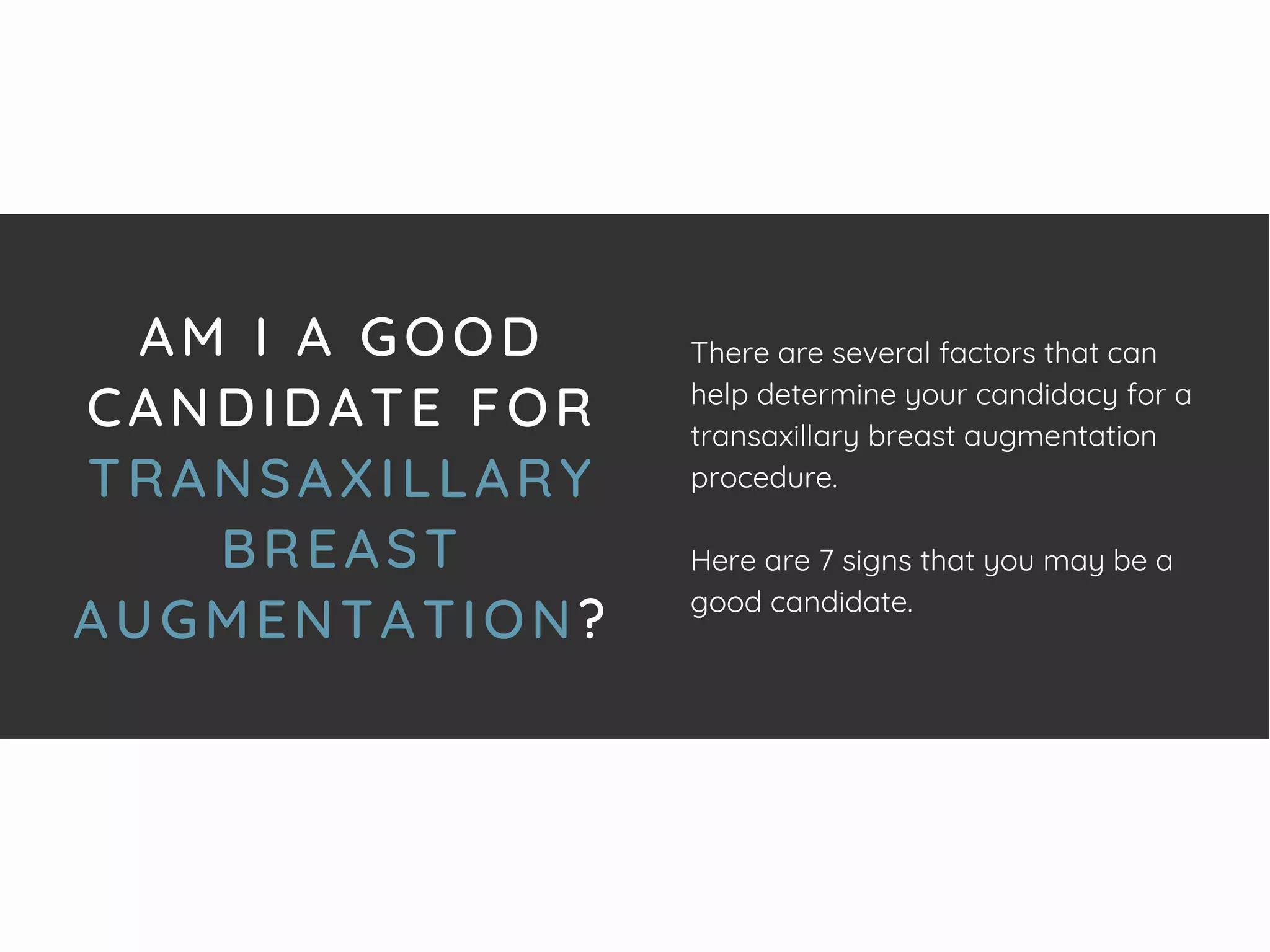Bernard Shuster - Good Candidates for a Transaxillary Breast ...