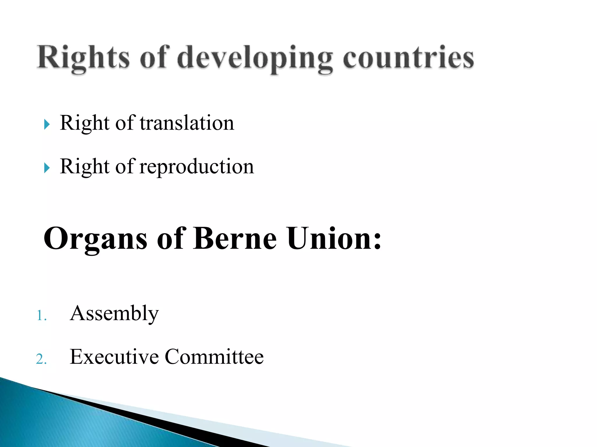The Berne convention 1886 | PPTX