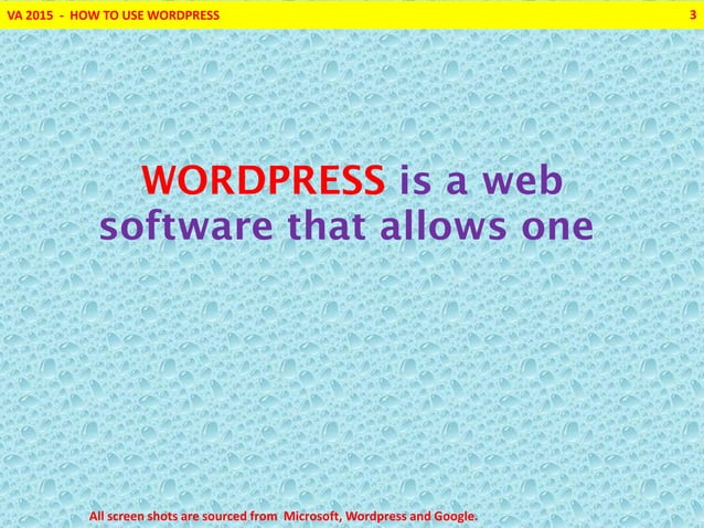 Bernico lavares how_to_use_wordpress | PPT