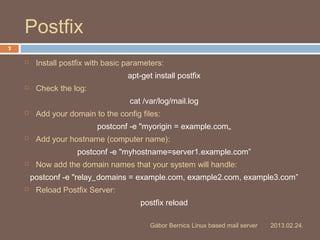 Linux Based Mail Server | PPT