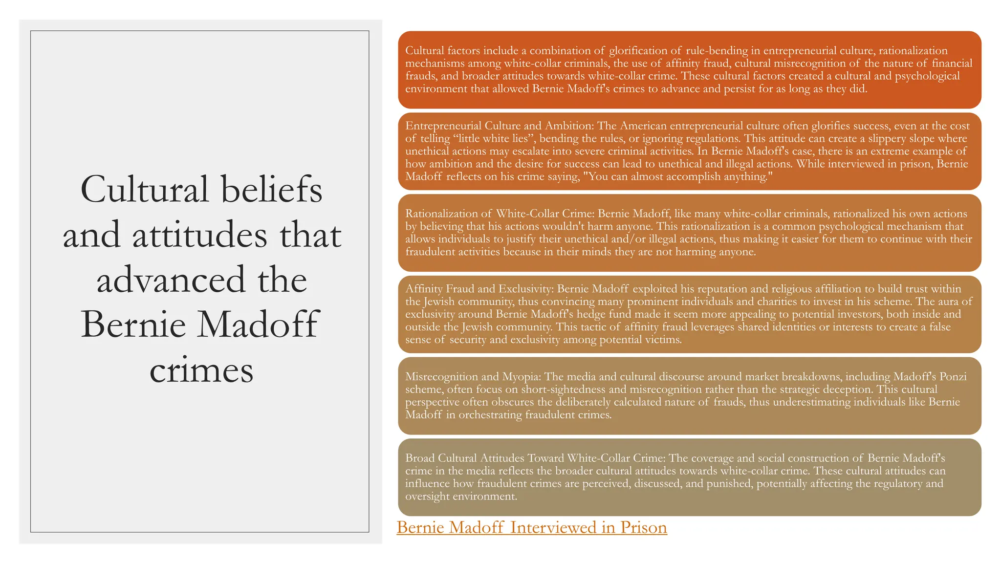 Bernie Madoff Org. Crime and Deviance.pptx