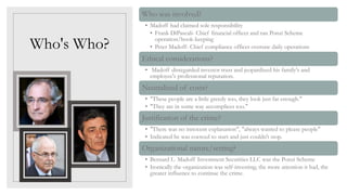 Bernie Madoff Org. Crime and Deviance.pptx