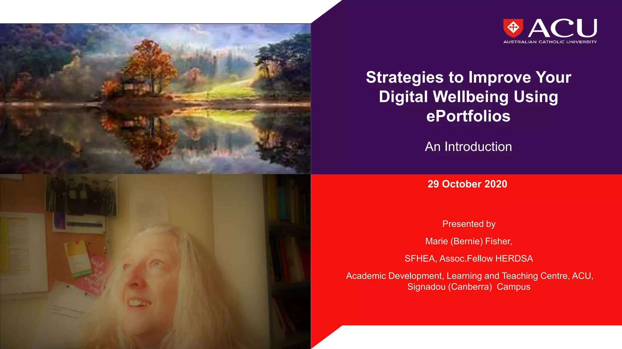 Strategies to Improve your Digital Well-being Using ePortfolios Marie B ...