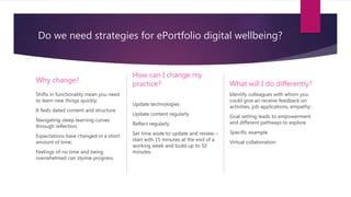 Strategies to Improve your Digital Well-being Using ePortfolios Marie B ...