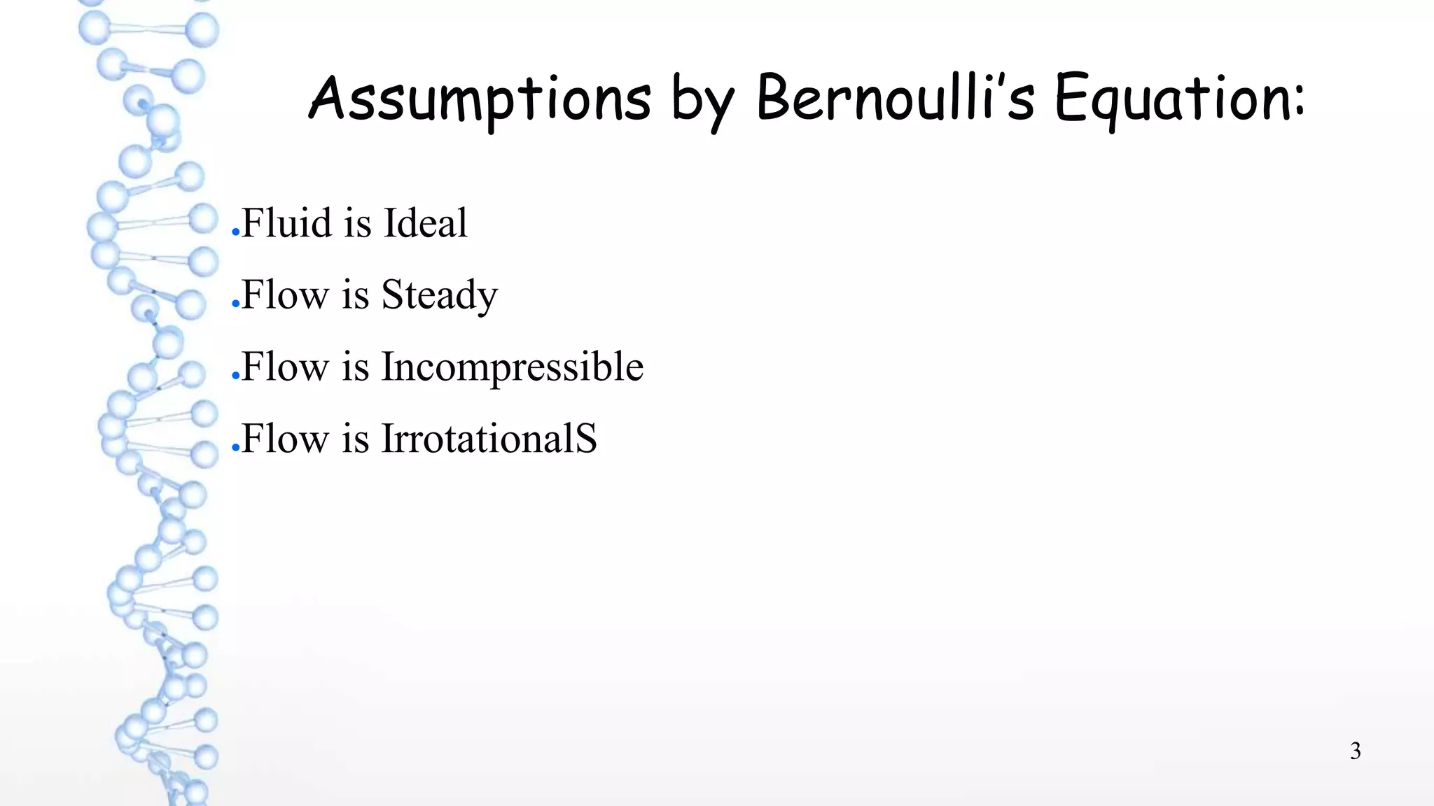 Theory on Bernoullis Euation | PDF