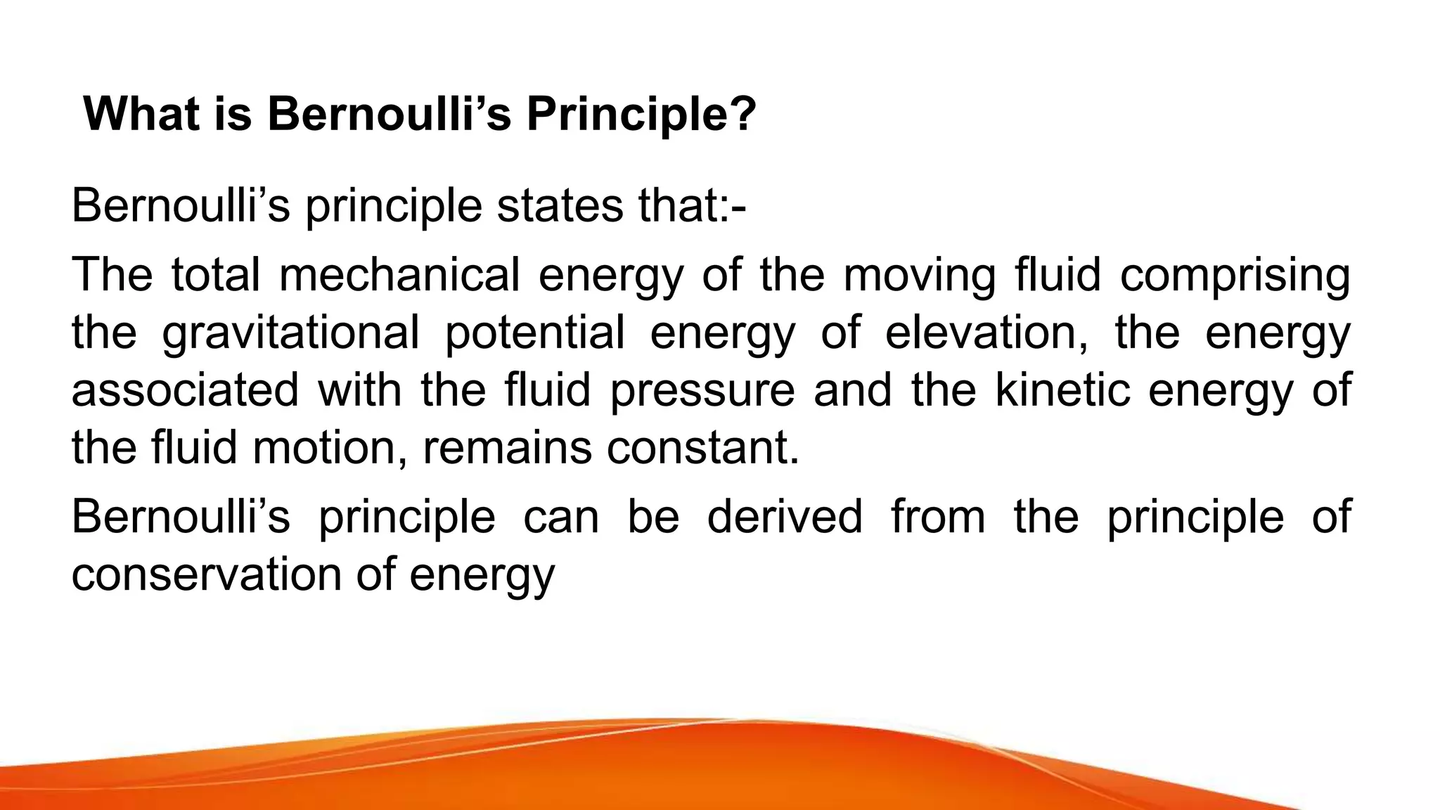 Ppt Recap Bernoullis Principle Powerpoint Presentation