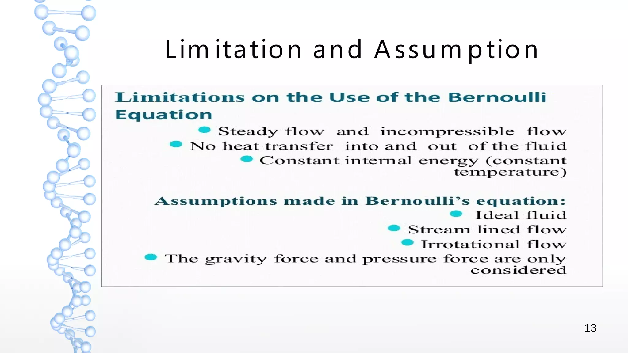 Bernoulli Theorem Pdf Physics Science