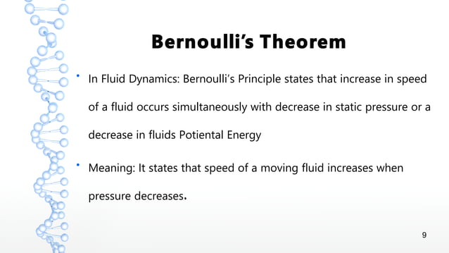Bernoulli Theorem | PDF | Physics | Science