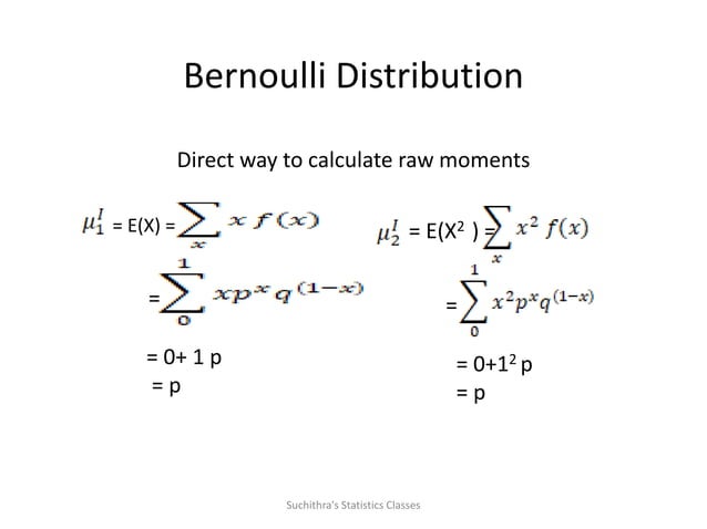 Bernoulli distribution | PPTX | Physics | Science