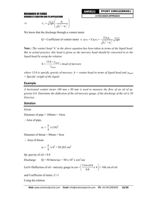 Bernoulli’s equation and their applications | PDF