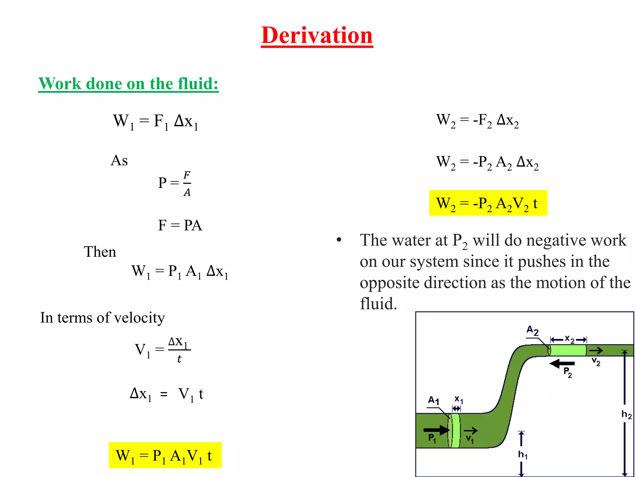 Bernoullis equation | PPTX