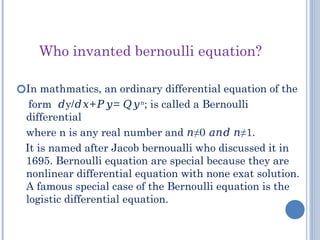 Bernoulli’s equation system and problem solve.pptx