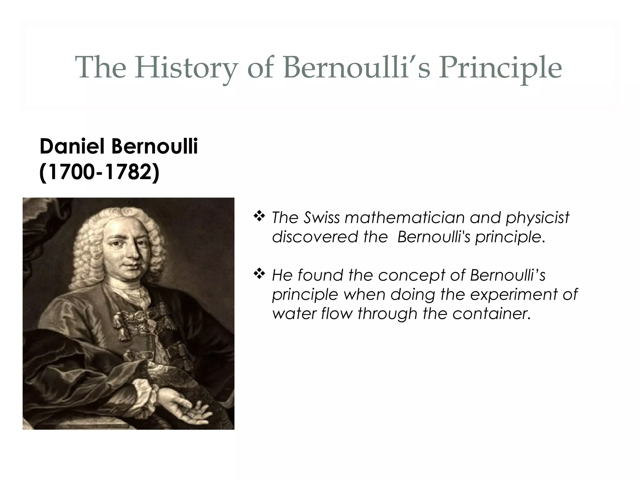 Bernoulli’s principle | PPT