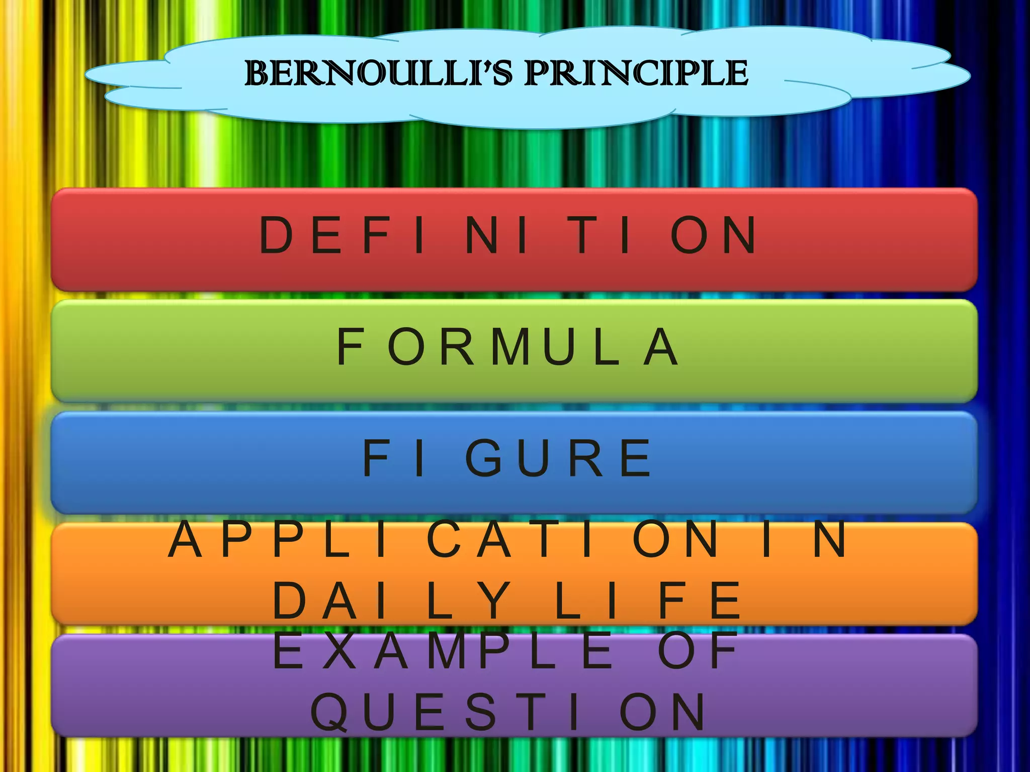 Bernoulli's principle | PPTX