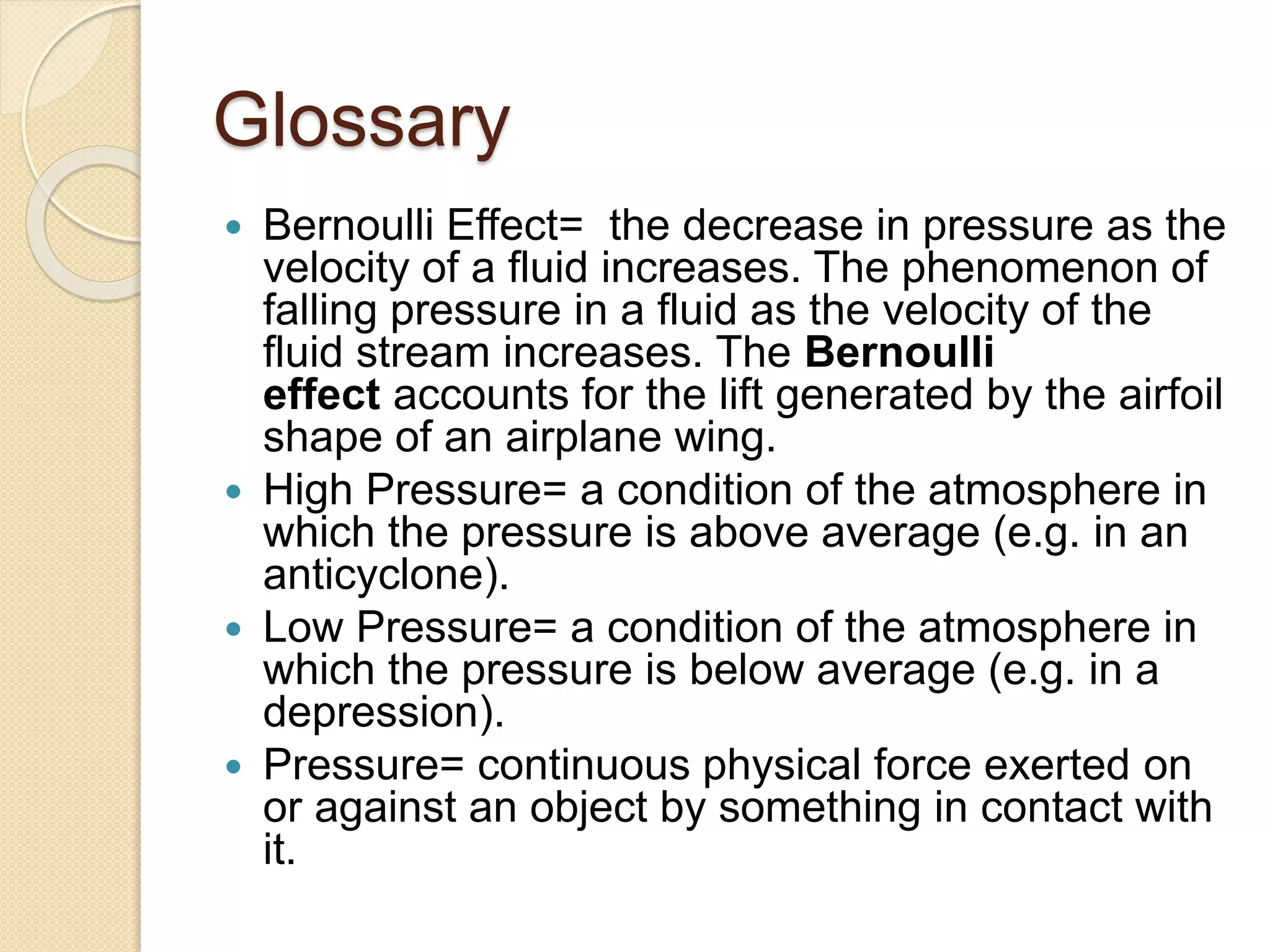 Bernoulli's principle by muhammad ahad butt | PPTX