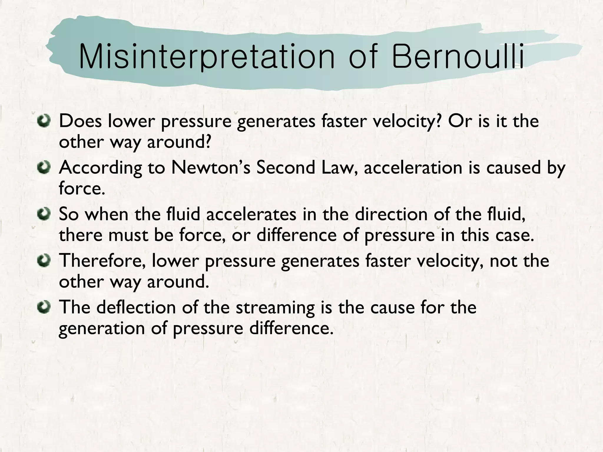 Bernoulli's Principle | PPT