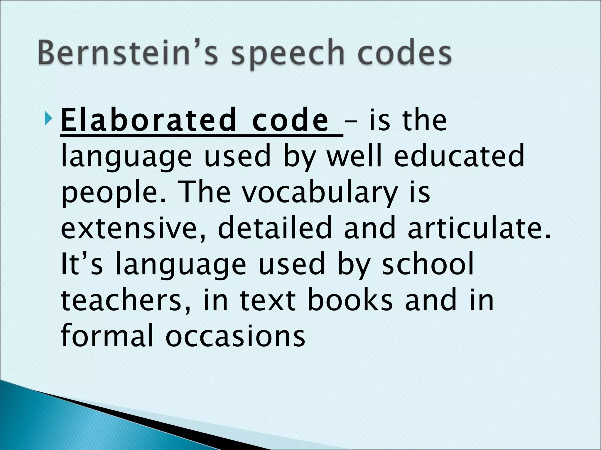 Speech codes | PPT
