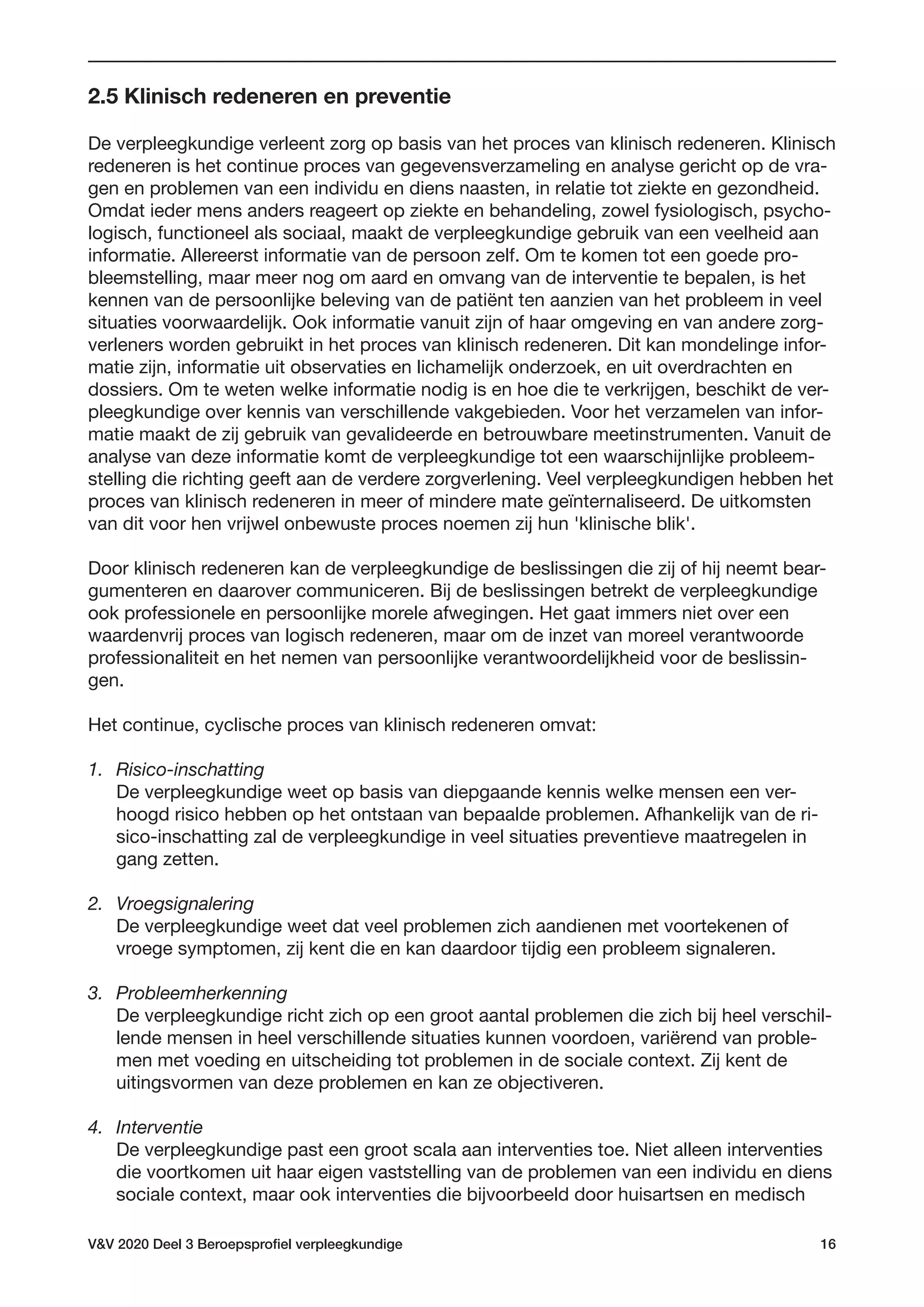 Beroepsprofiel verpleegkundige | PDF